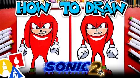 How To Draw Knuckles From Sonic The Hedgehog Youtube
