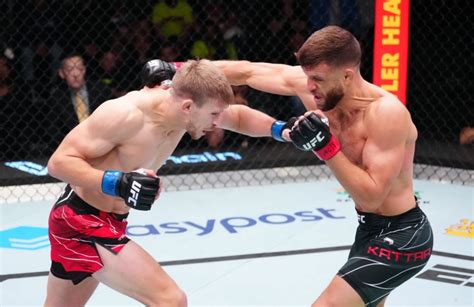 Аллен техническим нокаутом победил Каттара на UFC Vegas 63