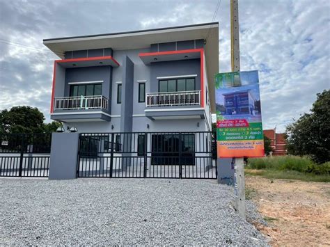 ขายทาวน์โฮมพนมสารคาม 2 ชั้น 53 ตรว 3นอน 3น้ำ ติดถ เส้นบางคล้า พนมสารคาม 3378 จ ฉะเชิงเทรา