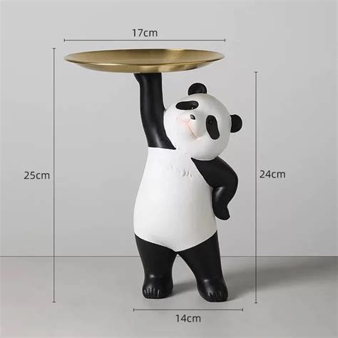Ever Bright Wholesale Cute Panda Design Decorative Objects Living Room