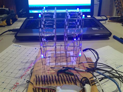 How To Write Your Own 4x4x4 Led Cube Show For Arduino 6 Steps