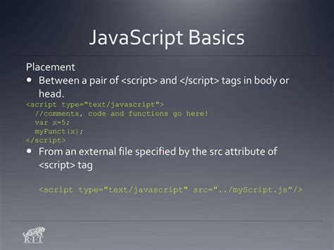 JavaScript Print Slides By Sean Babele With Overall Content Based On Material Provided By Dan