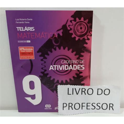 Tel Ris Matem Tica Caderno De Atividades Professor Shopee Brasil