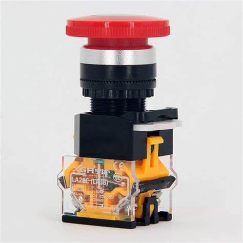 Buy Maxbell Emergency Stop Latching Switch Mushroom Head Push Button