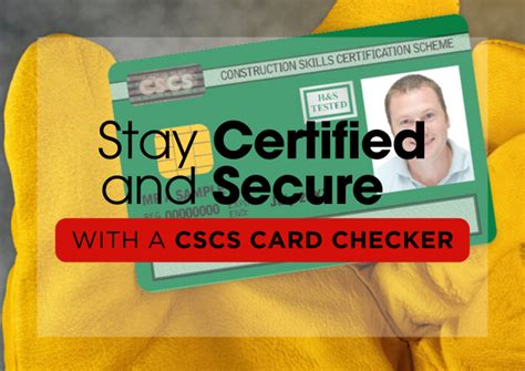 Streamline The Verification Process With The Cscs Card Checker