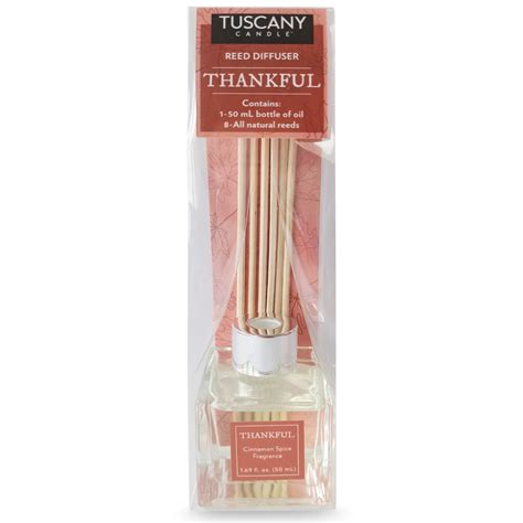 Tuscany Candle Thankful Cinnamon Spice Fragranced Reed Diffuser 1 Ct