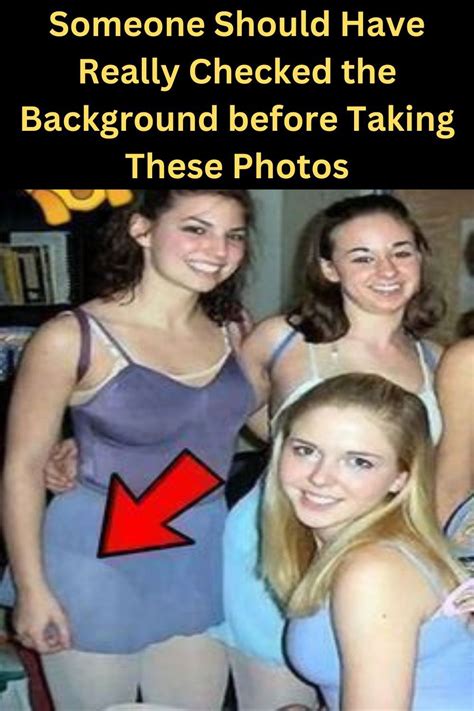 Someone Should Have Really Checked The Background Before Taking These
