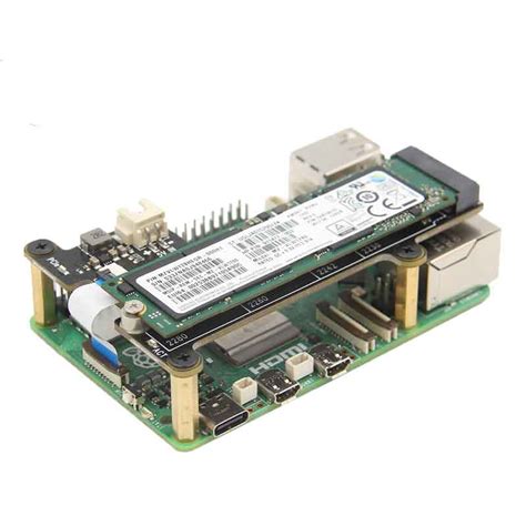 X1001 Raspberry Pi 5 Pcie To M2 Nvme Ssd Adapter Board Hat Pi5 2280 2242 2230