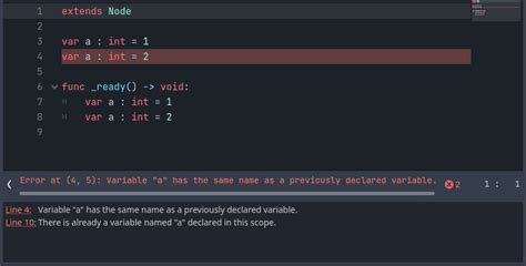 40 Gdscript Inconsistent Error Highlighting Within Scoped Context