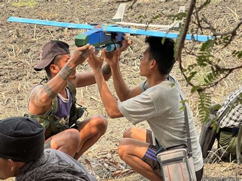 ရွှေဘိုမြို့ပေါ်တွင် တပ်စွဲထားသော စစ်တပ်နှင့် စစ်ကြောင်းကို ဒရုန်းဖြင့