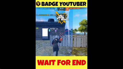 V Badge Youtuber In My Game😲omgi Killed V Badge Youtuber Squad 🤯