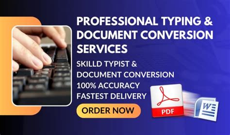 Professional Typing And Document Conversion Services By Nazim9999 Fiverr