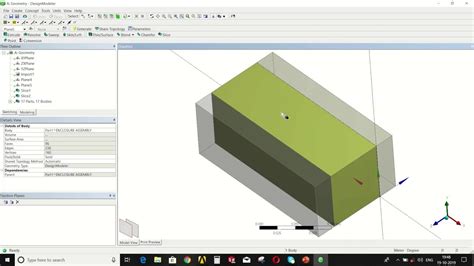 Slice Feature In Ansys Designmodeler Youtube