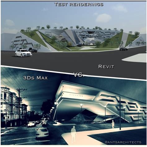 Ants Architects Revit Vs Ds Max Renderings Antsarchitects