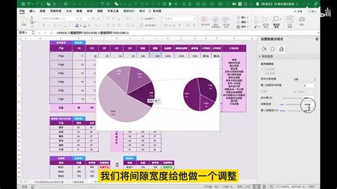 Excel图表｜表达占比最强图表子母饼图 哔哩哔哩