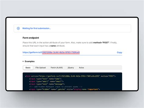 Tutorial Handle Webflow Forms With Getform