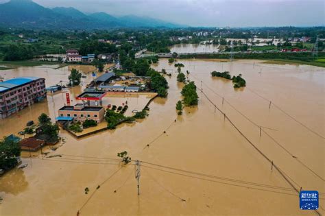 重庆12区县遭遇大暴雨 29条河流出现超警戒水位洪水 新华网