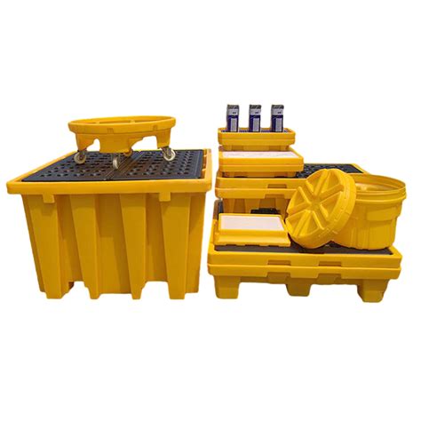 Spill Containment Pallets And Trays For Safe Material Handling