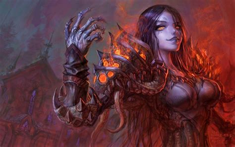 World Of Warcraft Warlock Wallpapers Wallpaper Cave