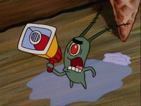 Plankton Screaming Into A Megaphone By Randallhinson On Deviantart