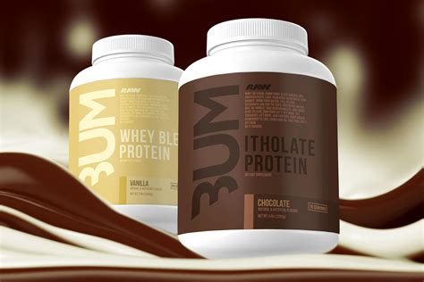 Raw Nutritions 5lb Sizes Of Itholate And Raw Whey Blend Protein