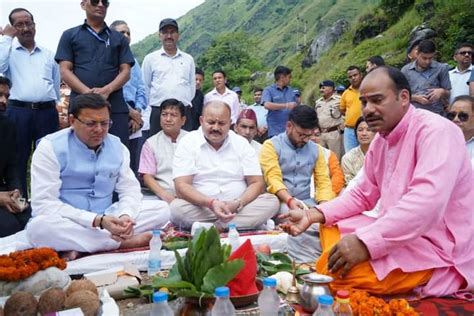 सीएम धामी ने किया काली नदी पर बनने वाले मोटर पुल का शिलान्यास