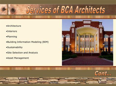 Ppt Paul Bunton President Bca Architects Powerpoint Presentation