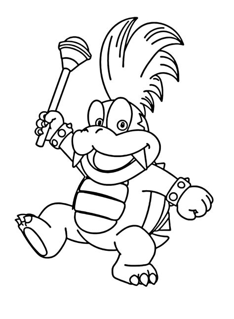 Wendy Of Koopalings Coloring Pages Koopalings Coloring Off