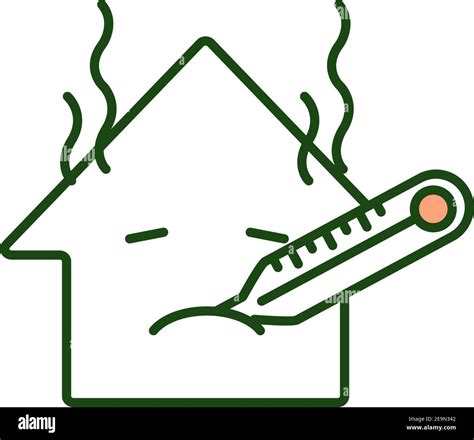 Sick Building Syndrome Rgb Color Icon Stock Vector Image And Art Alamy