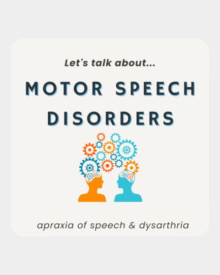 Motor Speech Disorder Causes Signs And Treatment