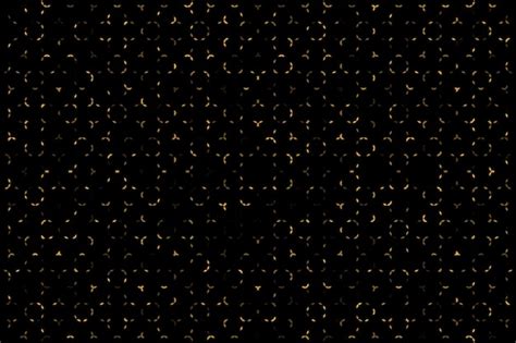 Premium Vector Golden Abstract Tech Pattern Particles Background