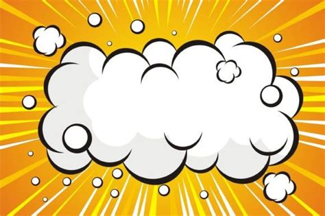 Background Speech Bubble Comic Vector Graphic By Herubintang24