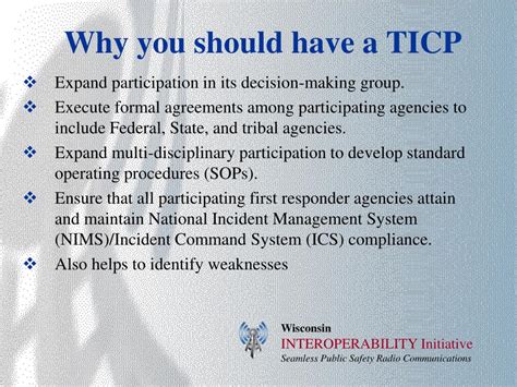 Ppt Tactical Interoperable Communication Plan Ticp Powerpoint Presentation Id 1296184
