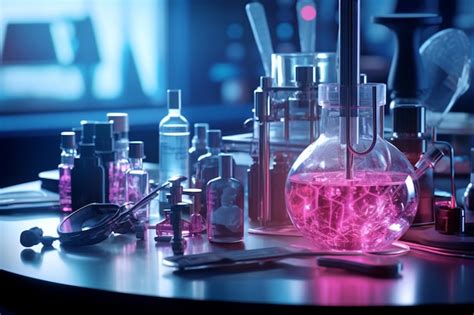 A Bio Energy Lab Technology Futuristic Equipments Ai Generated Image