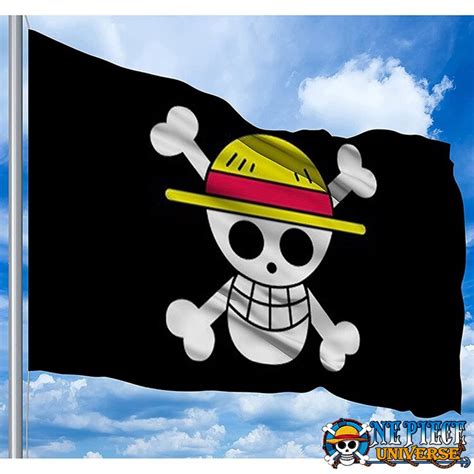 One Piece Luffy Straw Hat Pirates Flag 90x154cm One Piece Universe