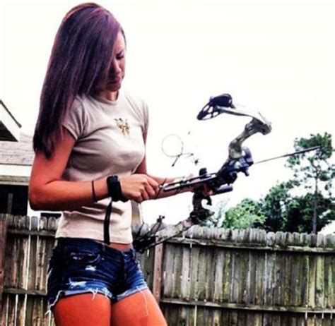 Hot Girls Show Their Fighting Side With A Little Bow And Arrow Action