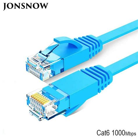 Cat6 이더넷 네트워크 Lan 케이블 Pc Rj45 포트 컴퓨터 코드 순수 구리 초박형 플랫 Ps4 Xbox 노트북