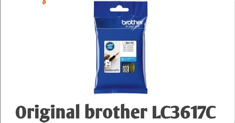 cartridge brother baru original LC3617C LC3617 CYAN for printer tinta ...