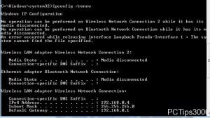Release And Renew IP Address In Windows