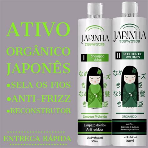 KIT PROGRESSIVA ALISAMENTO JAPONES SEM FORMOL ORGANICA 300ML Shopee