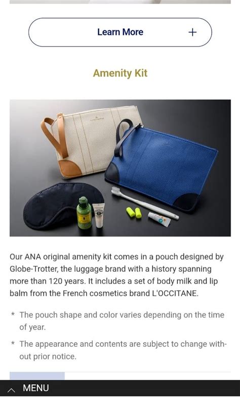 Ana Airlines Business Class Amenity Kits Hobbies And Toys Travel