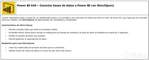 Power Bi 010 Conectar Bases De Datos A Power Bi Con Directquery
