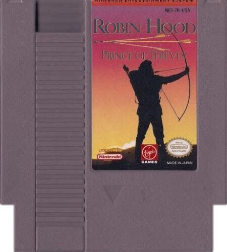 Robin Hood Prince Of Thieves Original Nintendo NES Game 52145800045