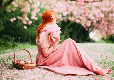 پروفایل بهاری دخترانه جدید و خاص عکس دختر در فصل بهار