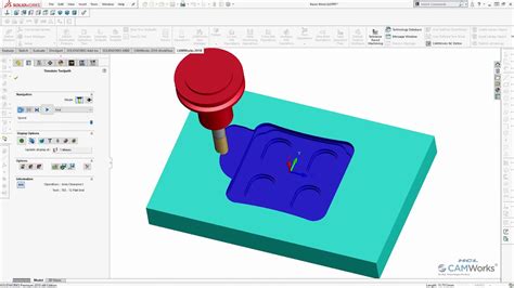 3 Axis Milling Camworks Youtube