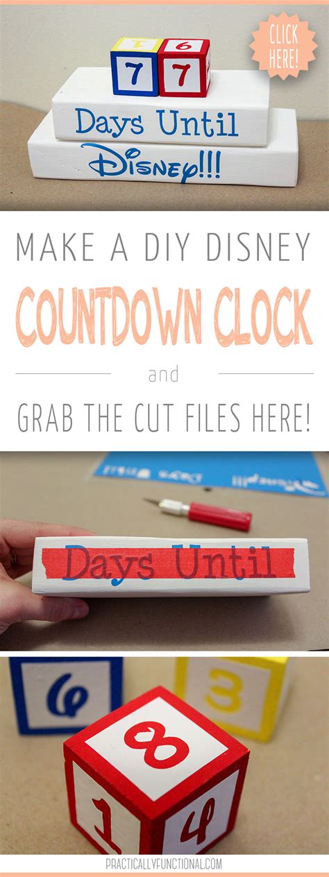 Countdown Blocks Cutting Files Practically Functional