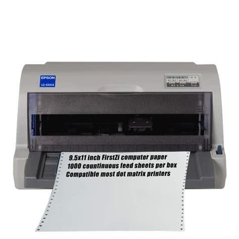 Buy FirstZi 9 1 2 X 11 Inches Carbonless Continuous Forms Computer