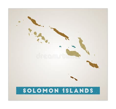 Solomon Islands Map Stock Vector Illustration Of Country 216155826