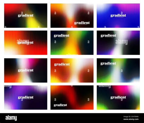 Ripple Glass Distortion Background Set Collection Abstract Fractal