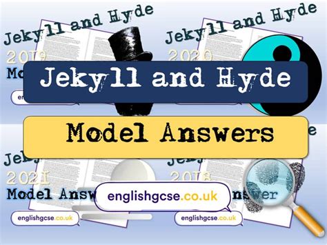 Jekyll And Hyde Model Answers By Englishgcsecouk Tpt